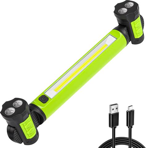 Work Light, 2500LM Bright LED Work Lights, 5200mAh Rechargeable ...