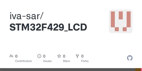 Github Iva Sarstm32f429lcd
