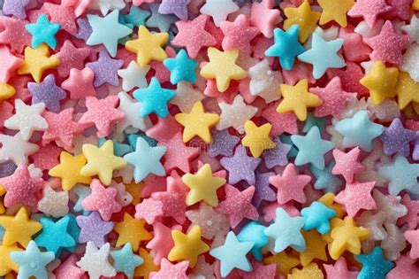 Star Candies For Confectionery Decoration Stock Illustration