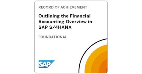 Sonu Kumar Singh On Linkedin Outlining The Financial Accounting Overview In Sap S4hana
