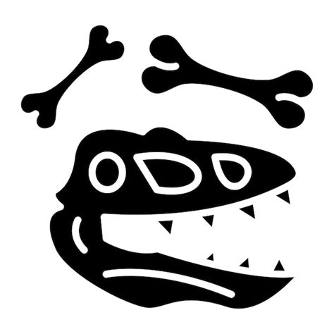 Premium Vector Dinosaur Fossil Vector Illustration Style Premium Vector Dinosaur Fossil Vector Illustration Style