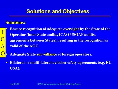 PPT Harmonizing AOC Operations Specifications PowerPoint Presentation ID 5651098