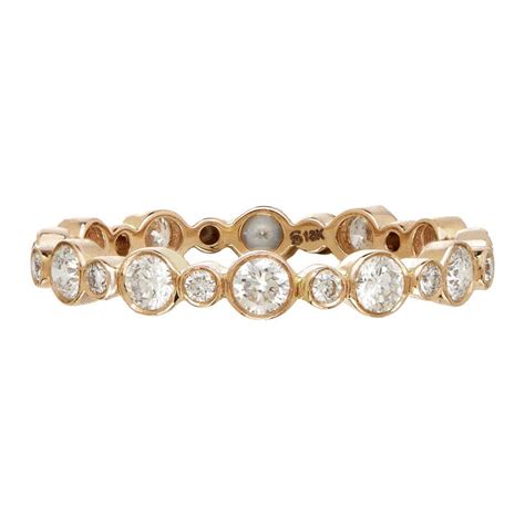 Sethi Couture 18k Yellow Gold Aurelia White Diamond Band Maine And New