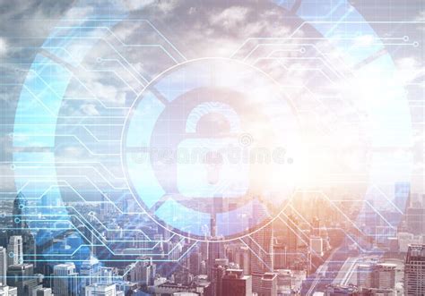 Cryptography And Encryption Algorithm Concept Stock Image Image Of