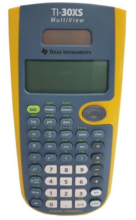 Texas Instruments TI 30XS MultiView Scientific Calculator Yellow
