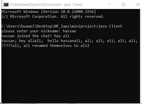solved i was asked to make a “chat room application program”