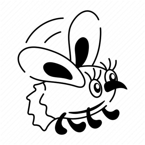 Systoechus Bee Fly Vulgaris Grasshopper Cute Icon Download On
