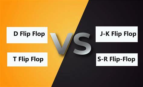 D Vs T Vs J K Vs S R Flip Flop Main Differences Between Them Blog