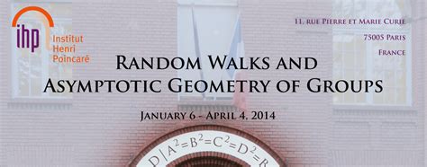 T1 2014 Random Walks And Asymptotic Geometry Of Groups Institut Henri Poincaré
