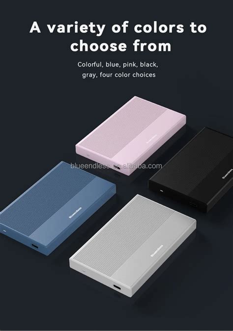 인클로저 어댑터 25 인치 하드 드라이브 Hdd 인클로저 케이스 금속 알루미늄 25 인치 Usb 30 Sata Iii Ssd Hdd 인클로저