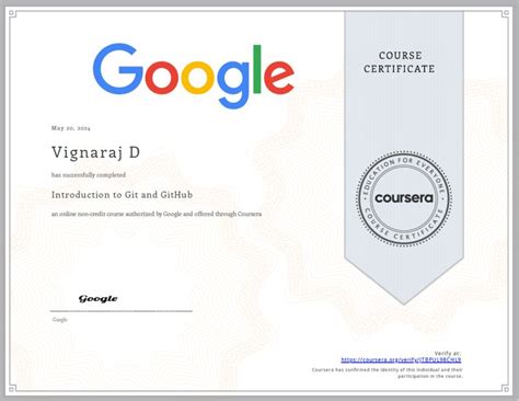 vignaraj d on linkedin git github certificationachieved coursera