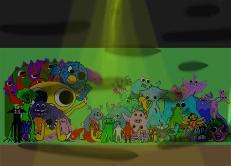 I Made A Buggy Huggy Gob Garten Of Banban Mural Fandom
