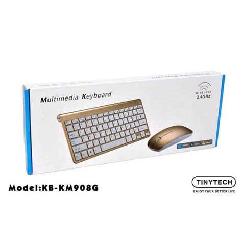 Tinytech 24 Ghz Wireless Usb Keyboard And Mouse Combo Set Kb Km908g Shopee Malaysia
