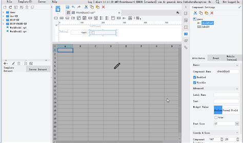checkbox widget finereport help document