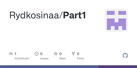 GitHub Rydkosinaa Part