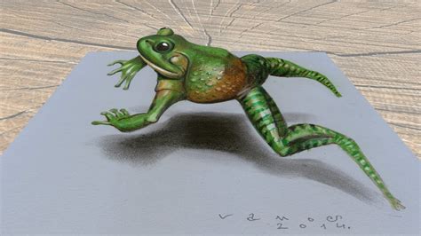 Frog Jumping Drawing
