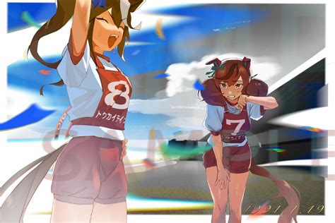 Tokai Teio And Nice Nature Umamusume Drawn By Utsuru Danbooru