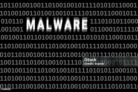 Malware Binary Code Abstract Background In Web Security Series Set Stock Illustration Download