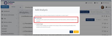 Pre Define Analyses Rmw Knowledge Base