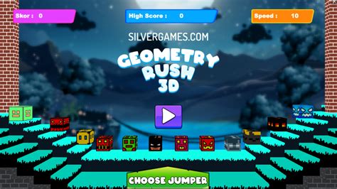 Geometry Dash 3d Játssz Online A Silvergames En 🕹️