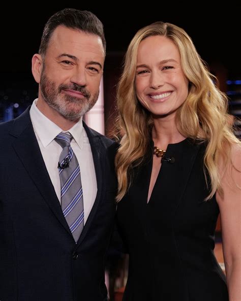 Brie Larson At Jimmy Kimmel Live 02062024 Hawtcelebs