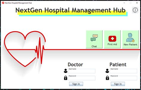 GitHub Rahim Aust NextGen Hospital Management Hub Java Java Swing Based Application For