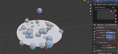Simple Particle Rotation Z Axis Blender 2 82 Particles And Physics