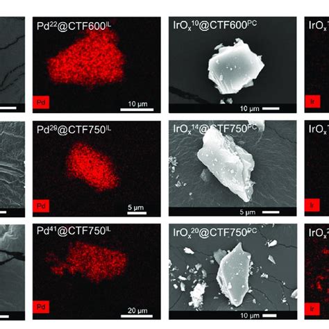sem images and edx pd and ir mappings in red for pd and iro x ctf