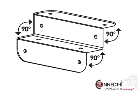 Double Board Bracket M Bracket Connect It