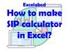 Lesson How To Make A SIP Calculator In Excel Excelabcd