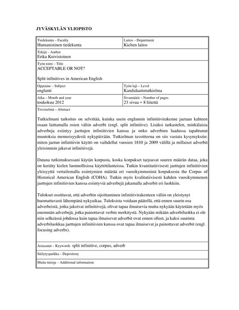 10 Split Infinitive Examples To Download