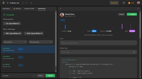 matrix complexity dsa problemsolving coding approach