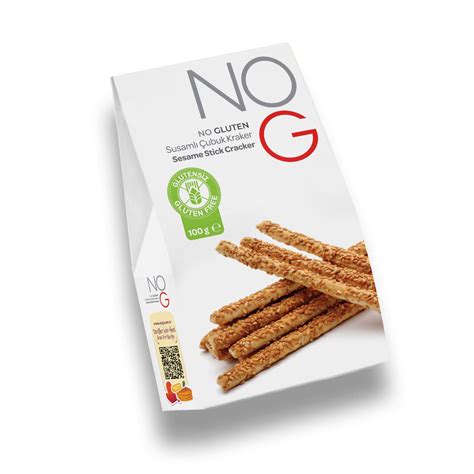 Nog Glutensiz Susamlı Çubuk Kraker 100 Gr Nog Gıda