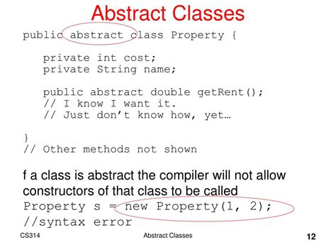 Ppt Topic 10 Abstract Classes Powerpoint Presentation Free Download Id 6209774