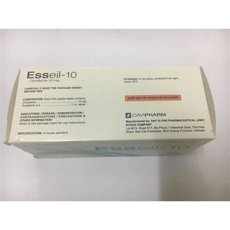 Esseil 10mg Tim Mạch Thuốc Tân Dược