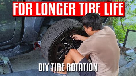 Diy Tire Rotation For Longer Tire Life Youtube