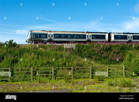 Chiltern Railways Class 168 Mainline Train Warwickshire Uk Stock