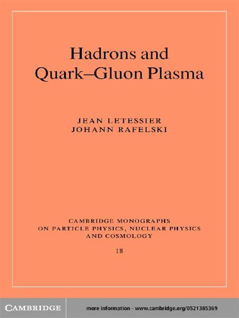 Cambridge Monographs On Particle Physics Nuclear Physics And