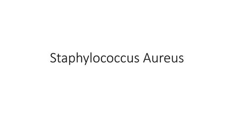 Staphylococcus Pptx