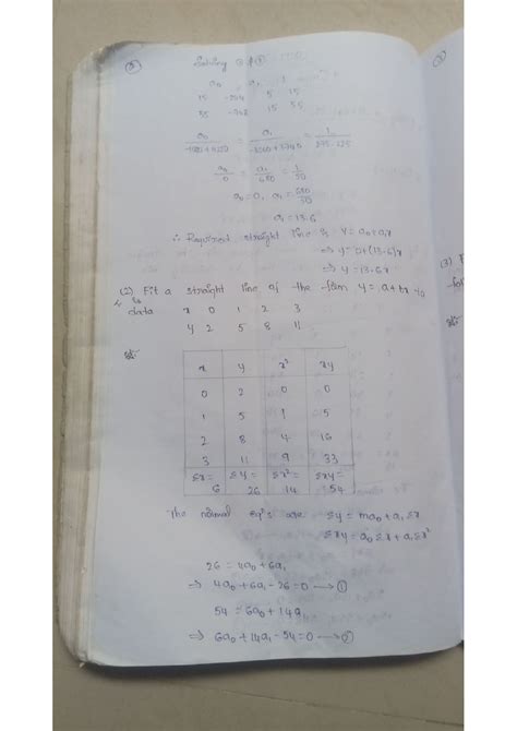SOLUTION Mathematics Curve Fitting Detailed And Easy Method Studypool