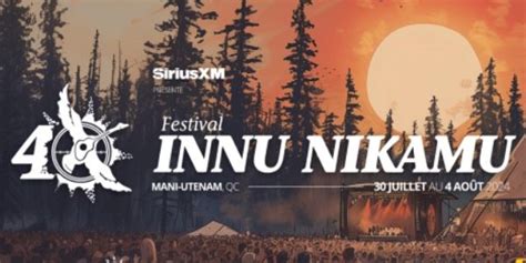 40e édition Du Festival Innu Nikamu Bryan Adams Et Samantha Fox à La