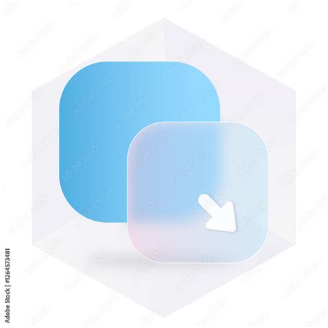 Arrow Cursor Box 3d Glassmorphism Ui Icon Sign And Symbol Design