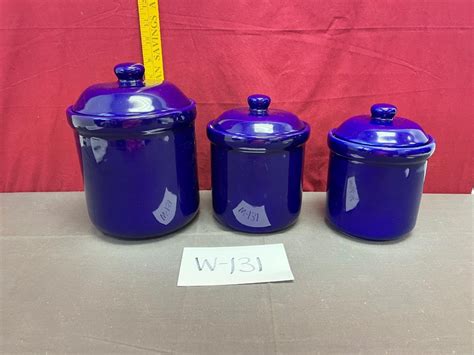 Set Of 3 Gha Canister Set