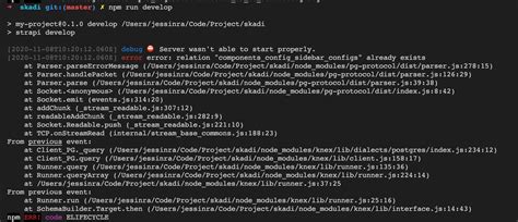 Unable To Start After Db Import Error Relation X Already Exists Questions And Answers