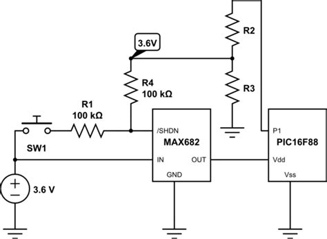 Dc Dc Converter Microcontroller Self Shutdown With Max682
