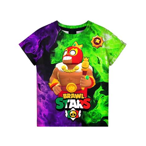 Brawl Stars El Rey Primo T Shirt Tees Brawler Stars