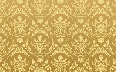 Classical Pattern Background Brown Flat Seamless Decoration Vectors