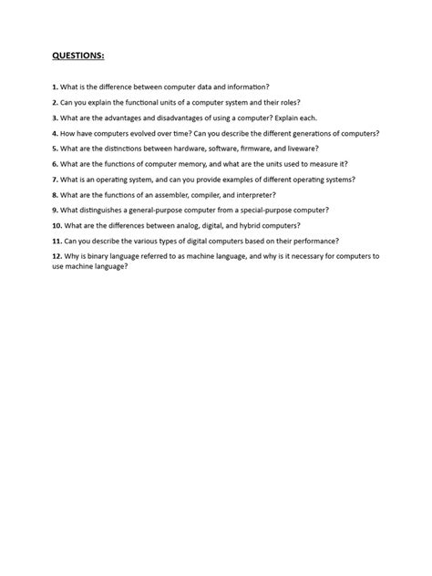 Cs Questions Answer Pdf