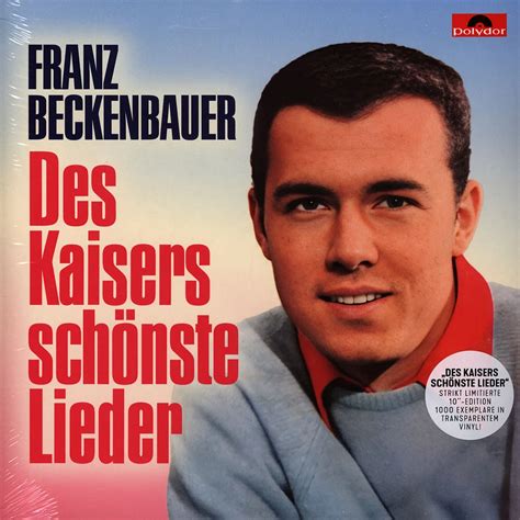 Franz Beckenbauer Des Kaisers Schönste Lieder Limited Vinyl Edition
