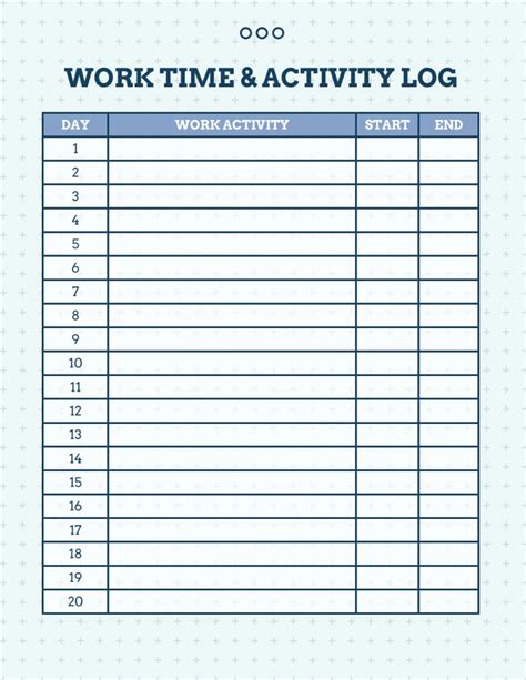 Daily Work Schedule Template Printable Printable Templatesfree Schedule